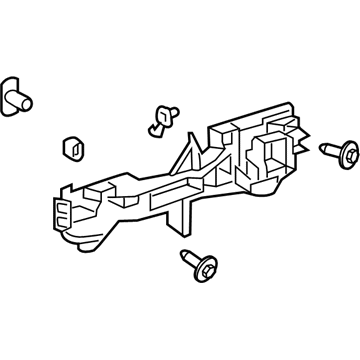 69202-06140 Genuine Toyota Frame Sub-Assembly, Front D