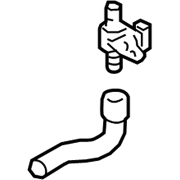 16260-F0020 Genuine Toyota Hose Assembly, Water By