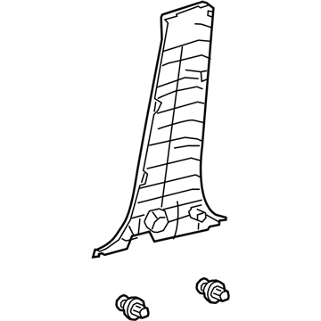 62414-0R060-C0 Genuine Toyota GARNISH, Ctr Pillar