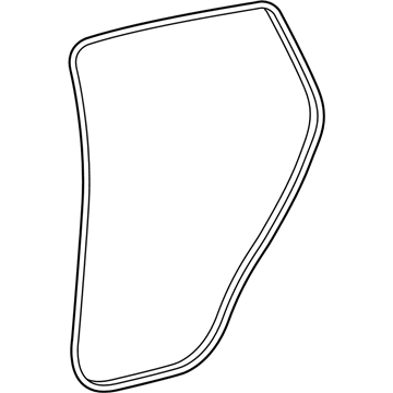 62331-0R060 Genuine Toyota WEATHERSTRIP, Rr Doo