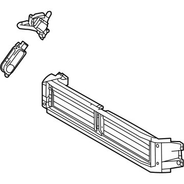 53180-08010 Genuine Toyota Shutter Assembly, RADIAT