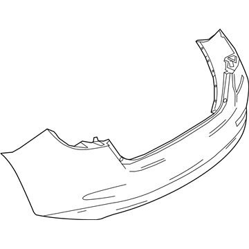 52159-WB001 Genuine Toyota Cover, Rear Bumper