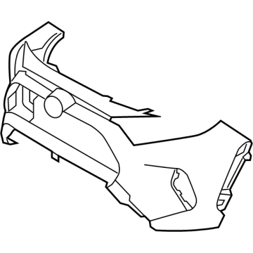 Front Bumper & Bumper Stay - 2022 Toyota RAV4 Prime