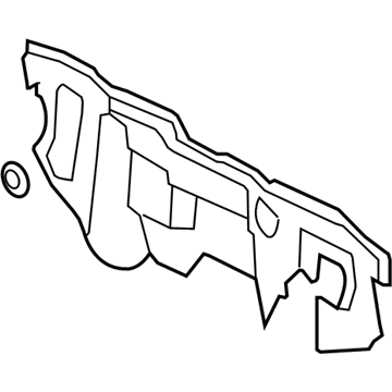 55223-60362 Genuine Toyota INSULATOR, Dash Pane