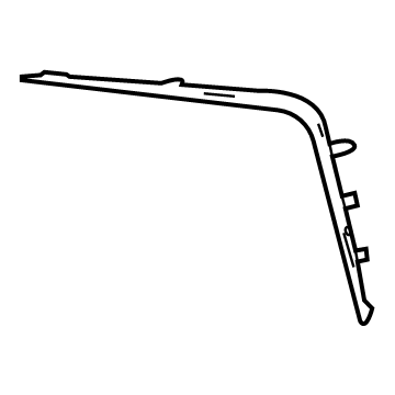 52713-62010 Genuine Toyota Moulding, Front Bumper