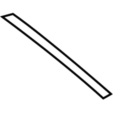 75766-41020 Genuine Toyota MOULDING, Rear Door Window Frame