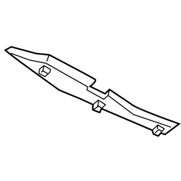 53828-WAA01 Genuine Toyota Protector, Fr Fender