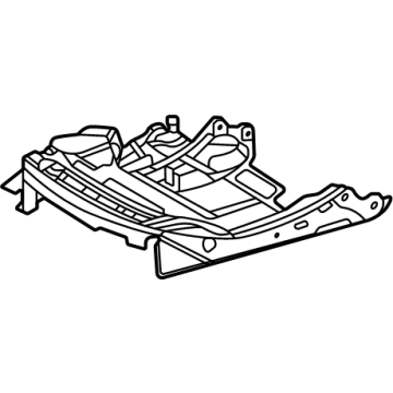 71015-0E210 Genuine Toyota Frame Sub-Assembly, Rr S