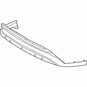 52129-0E070 Genuine Toyota Cover, Fr Bumper, Lw