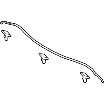 53383-WB002 Genuine Toyota Seal, Hood To Cowl Top