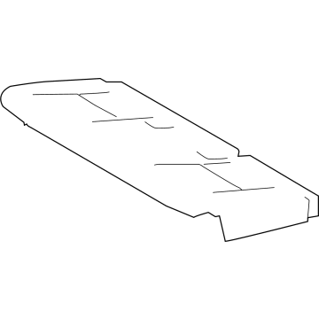 79021-0E320-B1 Genuine Toyota Cover Sub-Assembly, No.2