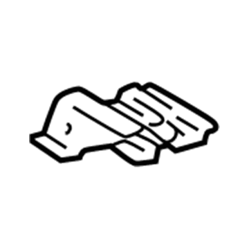 57024-35020 Genuine Toyota Bracket Sub-Assembly, Body Mounting LH