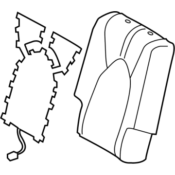 71077-0E490-C5 Genuine Toyota Cover Sub-Assembly, Rr S