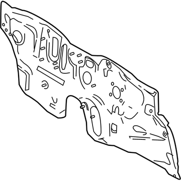 55101-F4010 Genuine Toyota Panel Sub-Assembly, Dash