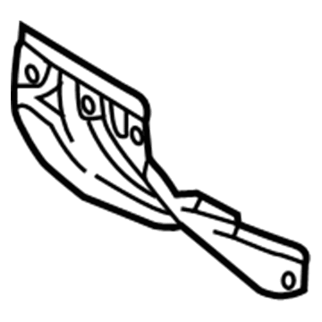 55133-02040 Genuine Toyota Reinforcement, Dash