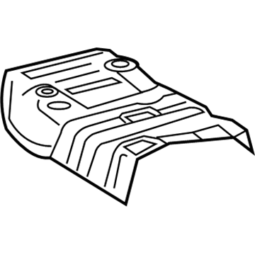 58327-47040 Genuine Toyota INSULATOR, Main MUFF