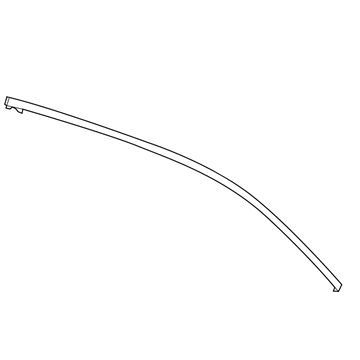 75764-02010 Genuine Toyota MOULDING, Rr Door Wi