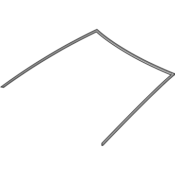 75533-02210 Genuine Toyota MOULDING, Windshield