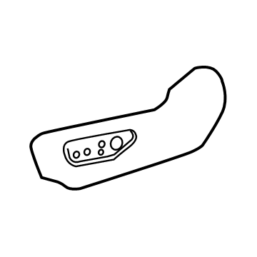 71812-0R140-C0 Genuine Toyota Shield, Fr Seat CUSH