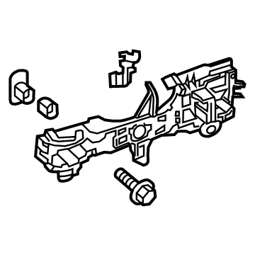 69201-08010 Genuine Toyota Frame Sub-Assembly, Fr D