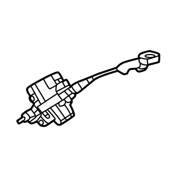 77030-62030 Genuine Toyota Lock Assembly, Fuel Lid