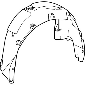 65638-62020 Genuine Toyota Liner, Rr Wheel HOUS