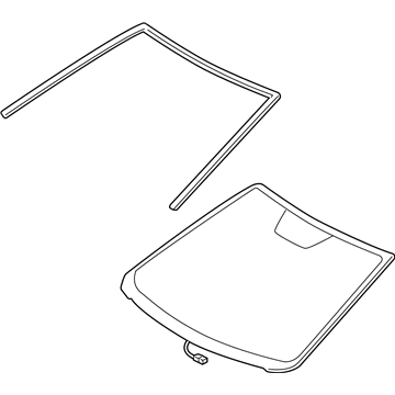 Toyota Camry Windshield - Guaranteed Genuine Toyota Parts