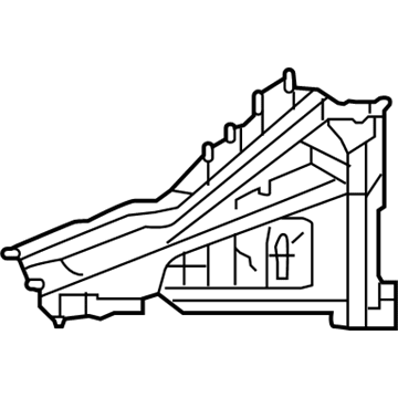 61106-02030 Genuine Toyota Reinforce Sub-Assembly