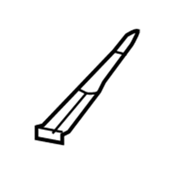 75596-WB001 Genuine Toyota Cover, Roof Drip Side MOULDING End