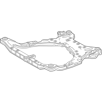 51100-08100 Genuine Toyota Frame Assembly, Fr