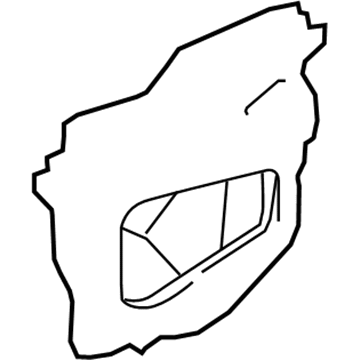 67831-47071 Genuine Toyota Cover, Front Door Service Hole