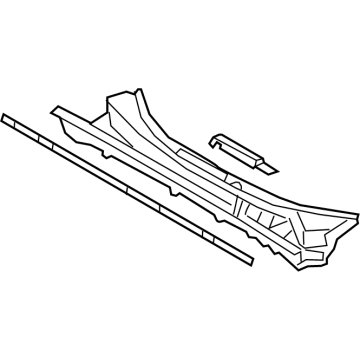 55708-48180 Genuine Toyota LOUVER Sub-Assembly, Cow