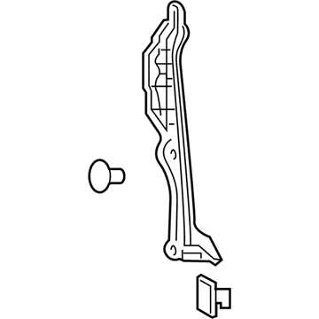 53828-12130 Genuine Toyota Protector, Front Fender