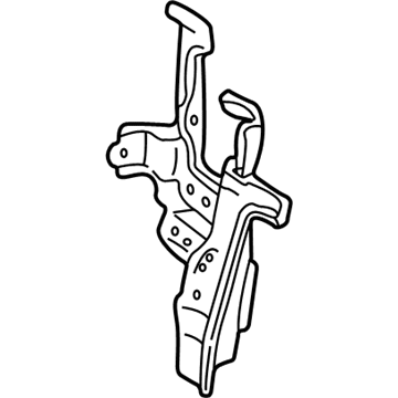 53202-08010 Genuine Toyota Support Sub-Assy, Radiator, RH