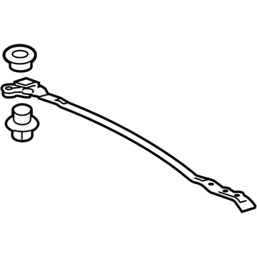 53605-47021 Genuine Toyota Brace Sub-Assembly, Rear S