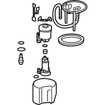 77020-0R020 Genuine Toyota Tube Assembly, Fuel Suct
