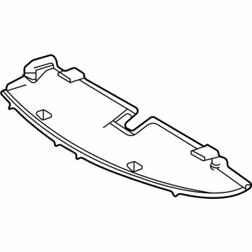 16592-77010 Genuine Toyota Guide, Radiator Air