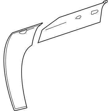 Front Door Panel & Glass - 2021 Toyota Sienna