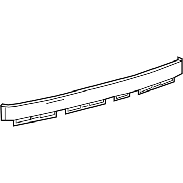 52615-06100 Genuine Toyota ABSORBER, Rear Bumper