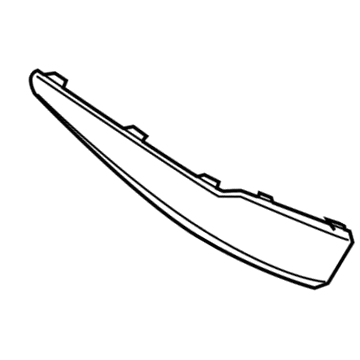 76083-02902 Genuine Toyota Spoiler Sub-Assy, Front LH