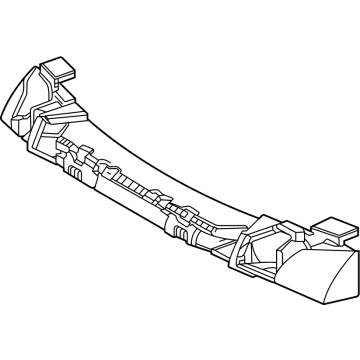 52611-0E140 Genuine Toyota ABSORBER, Fr Bumper