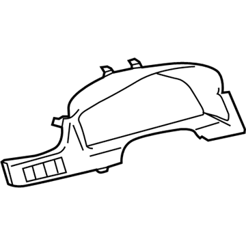 55410-06020-C0 Genuine Toyota Panel Assembly, Instrument