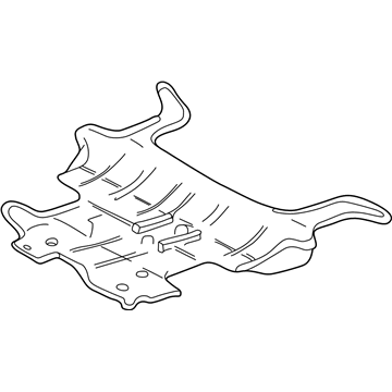 51420-60010 Genuine Toyota Cover, Engine Under