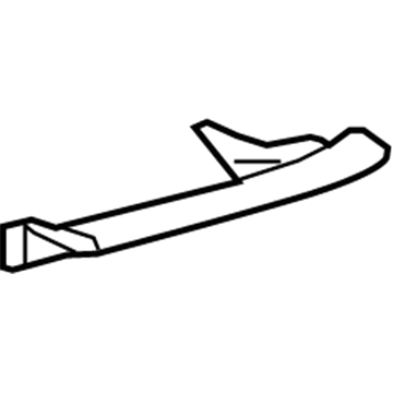 67918-02320-C0 Genuine Toyota Plate, Rear Door SCUFF