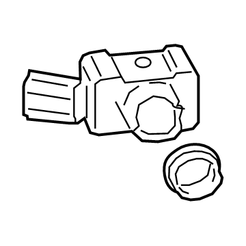 89341-06070-B2 Genuine Toyota Sensor, Ultrasonic