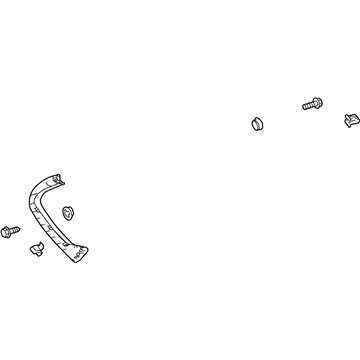 67938-F4010-C1 Genuine Toyota GARNISH, Back Door S