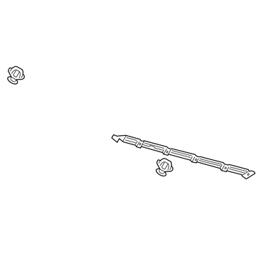 75393-04010 Genuine Toyota Retainer, Outside Moulding