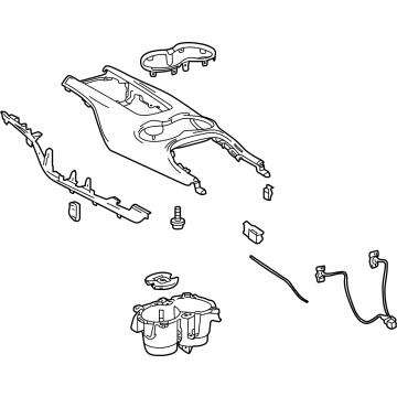 58803-48150-B3 Genuine Toyota Box Sub-Assembly, CONSOL
