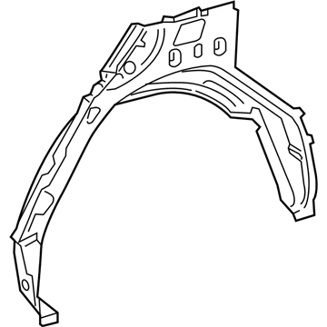 61631-06200 Genuine Toyota Panel, Quarter Wheel