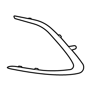 52713-06180 Genuine Toyota MOULDING, Fr Bumper